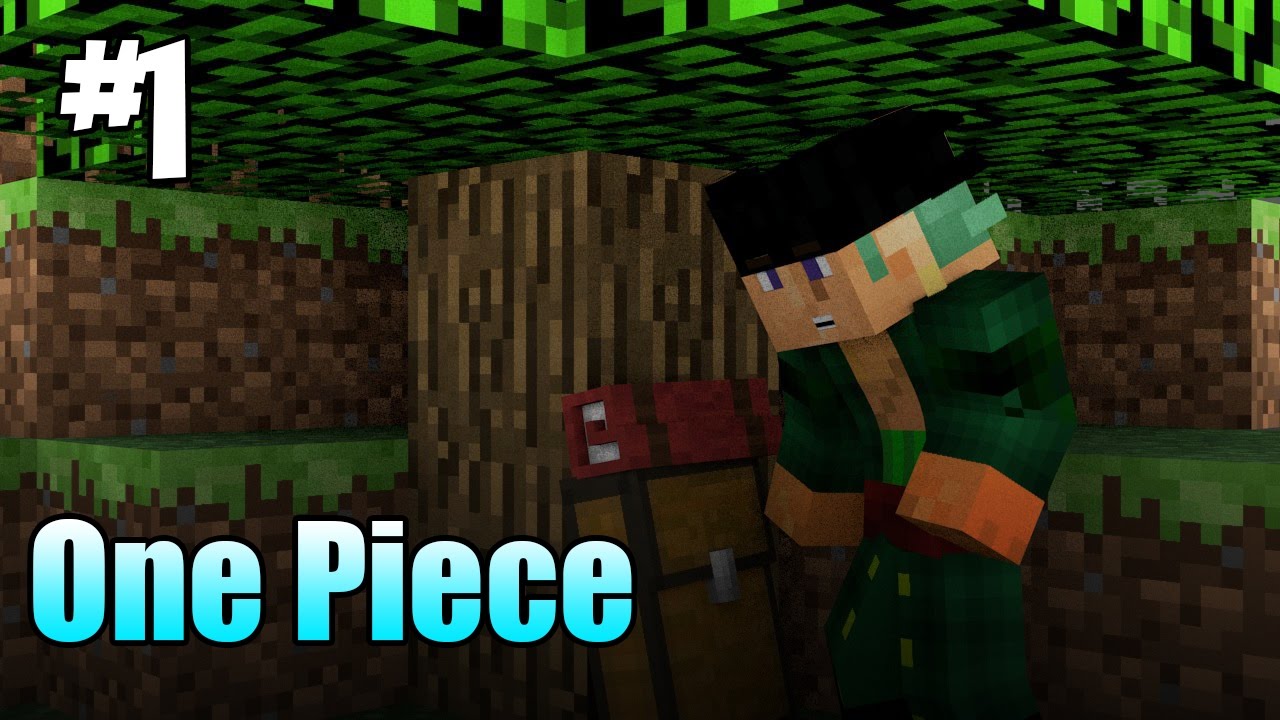 Minecraft One Piece Survival Let's Play Episode #1 "DEVIL FRUIT HUNT ...
