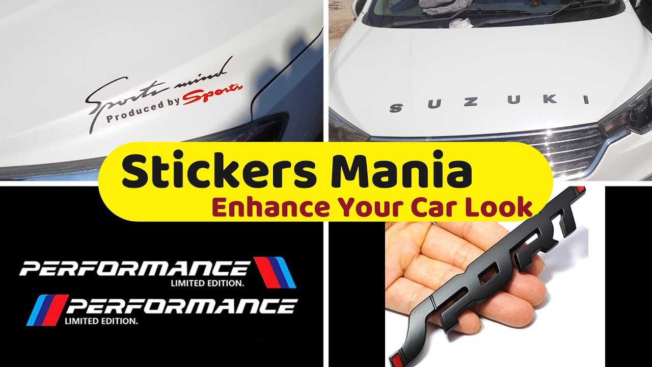 Car Stickers Mania - Eritiga modification with Stickers - YouTube