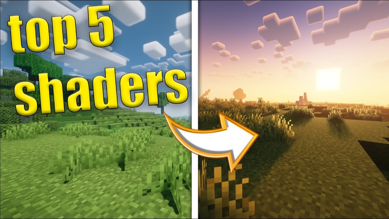 🌵TOP 5 MELHORES SHADERS DO MINECRAFT BEDROCK EDITION 1.21 Atualizado ...