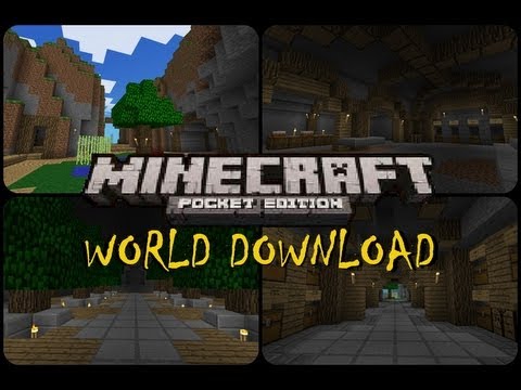 Minecraft PE World Download - YouTube