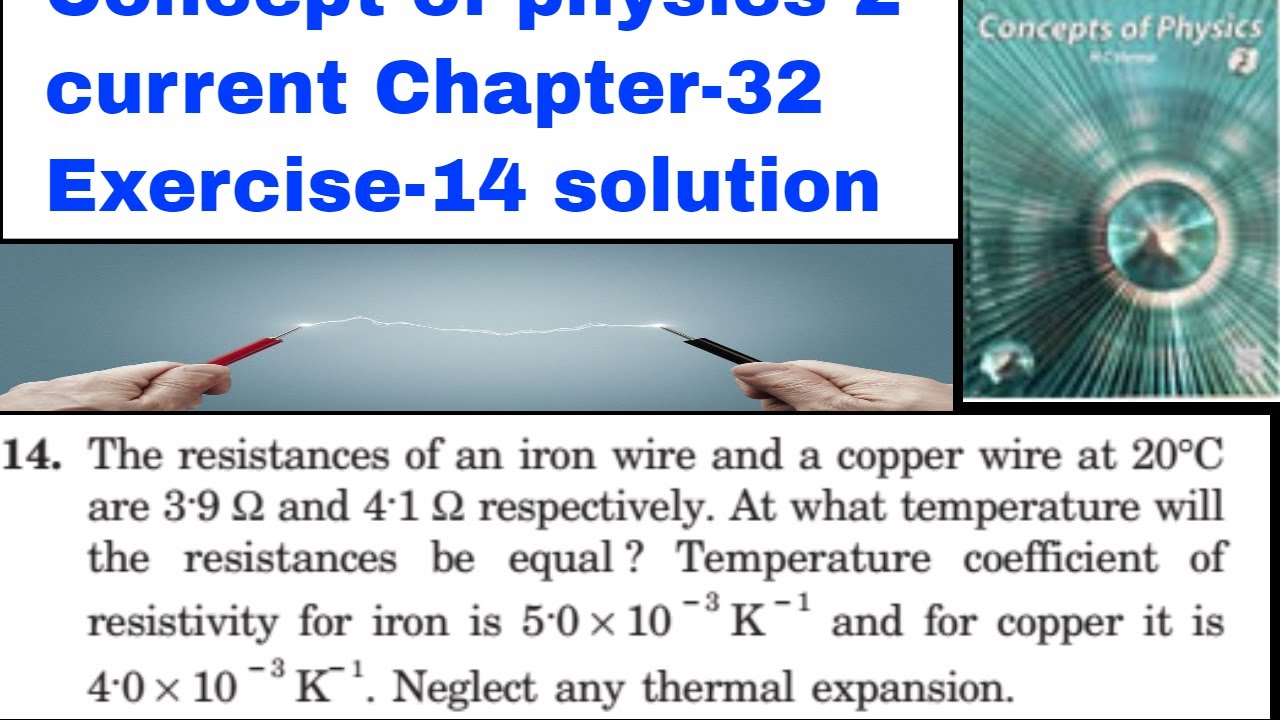 Exercise-14 Electric current in conductor solution Concept of Physics ...