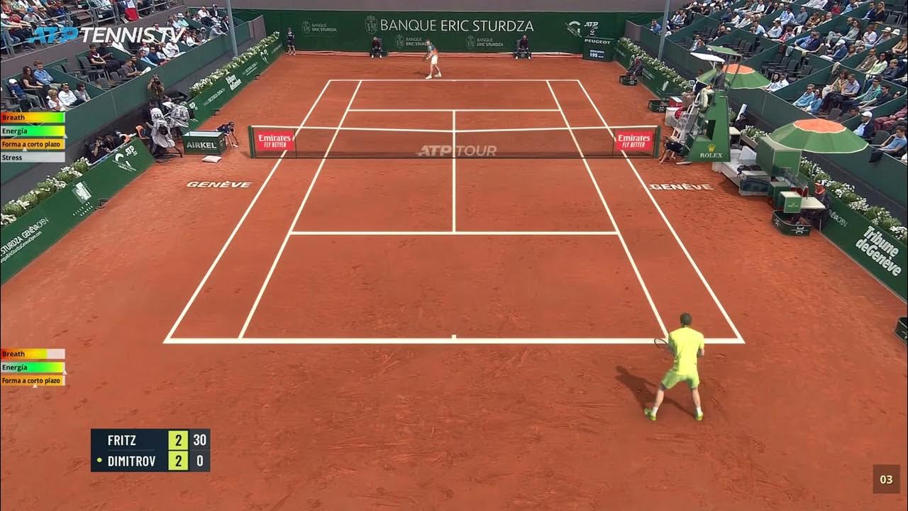 Grigor Dimitrov VS Taylor Fritz | Geneva 2023 | Tennis Elbow 4 | Gameplay - YouTube