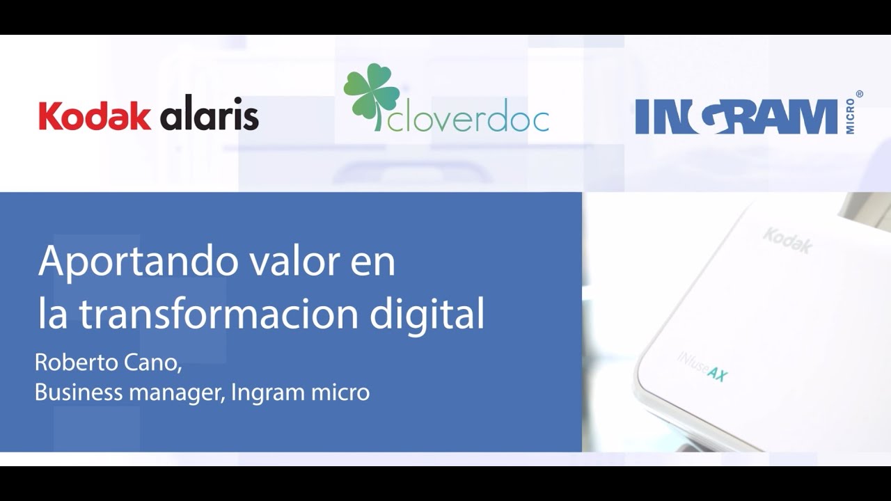Adding Value in the digital transformation - A presentation by Roberto Cano - YouTube