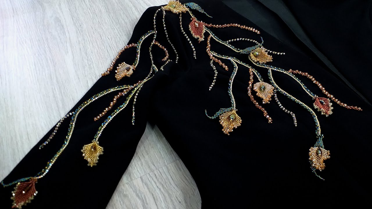 How to bead bespoke luxury dresses /Latest trending embellishment ...
