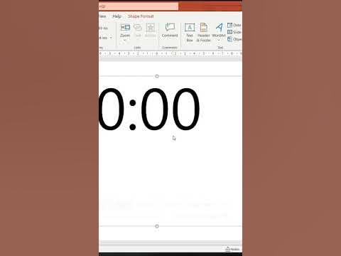 Cara Mudah Membuat Countdown Timer Presentasi - YouTube
