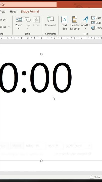 Cara Mudah Membuat Countdown Timer Presentasi - YouTube