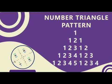 34 Number Triangle/Pyramid Pattern without any pre-defined method using while loop in Python ...