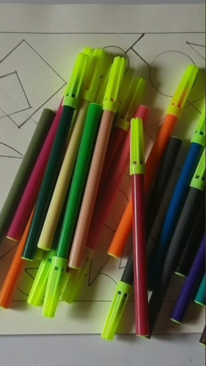 It's Very Easy- Overlapping Shape Drawing#shorts - YouTube