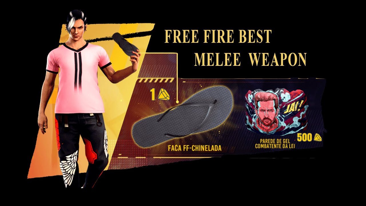 Free Fire New Best Melee Weapons - YouTube