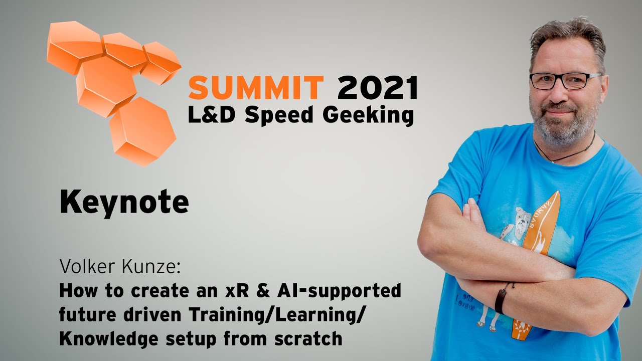 ⚡️ SUMMIT L&D Speed Geeking: "How to create an xR & AI-supported future ...