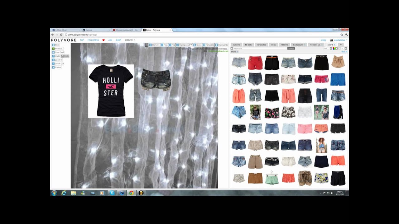 How To Create Outfits On Polyvore - YouTube