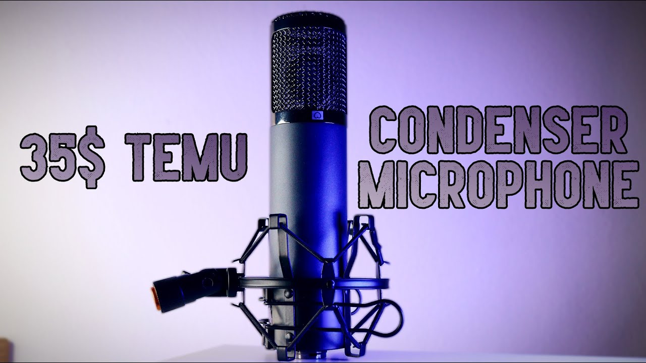 35$ Temu Condenser Microphone Review/Demo. Amazing for beginners! - YouTube