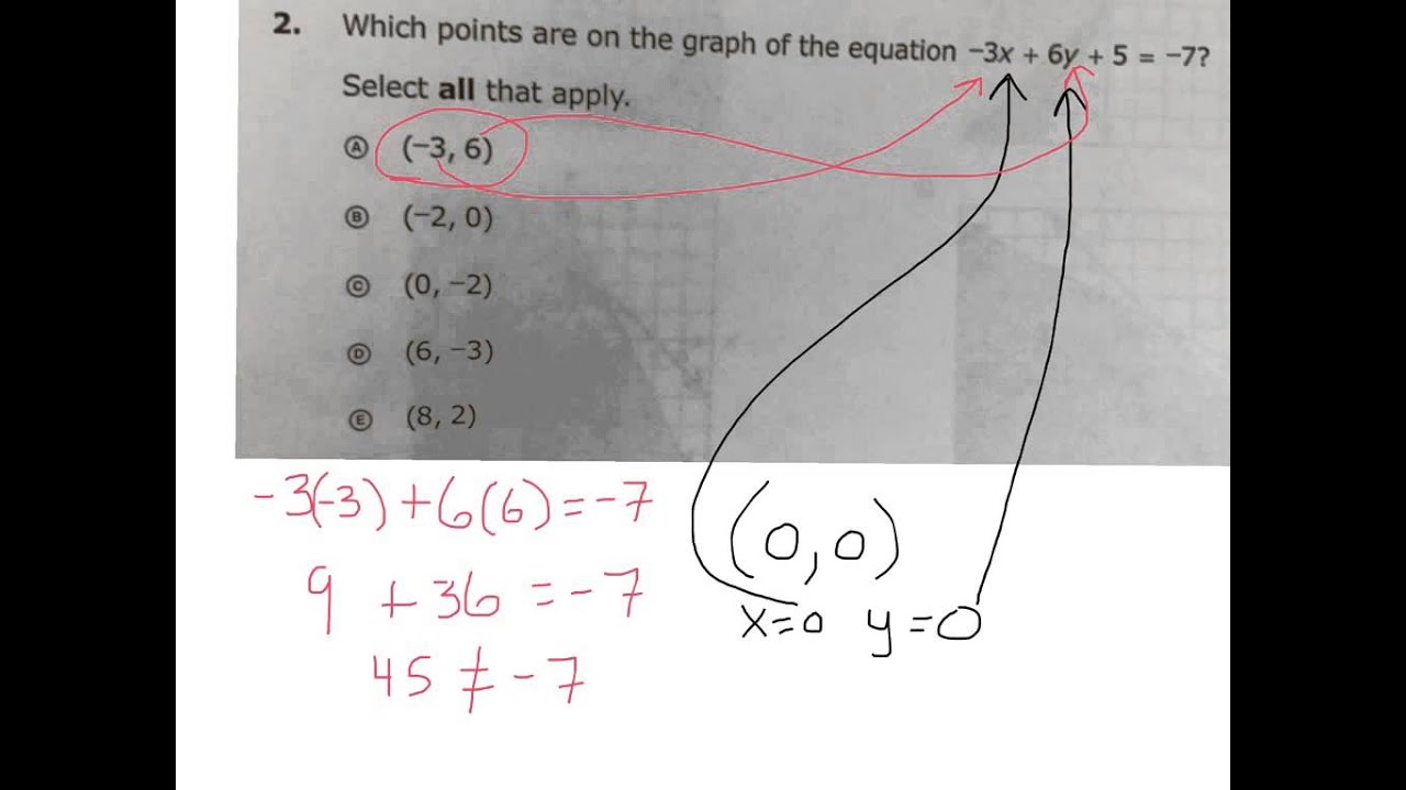 PARCC PBA Practice test question#2 Algebra 1 - YouTube