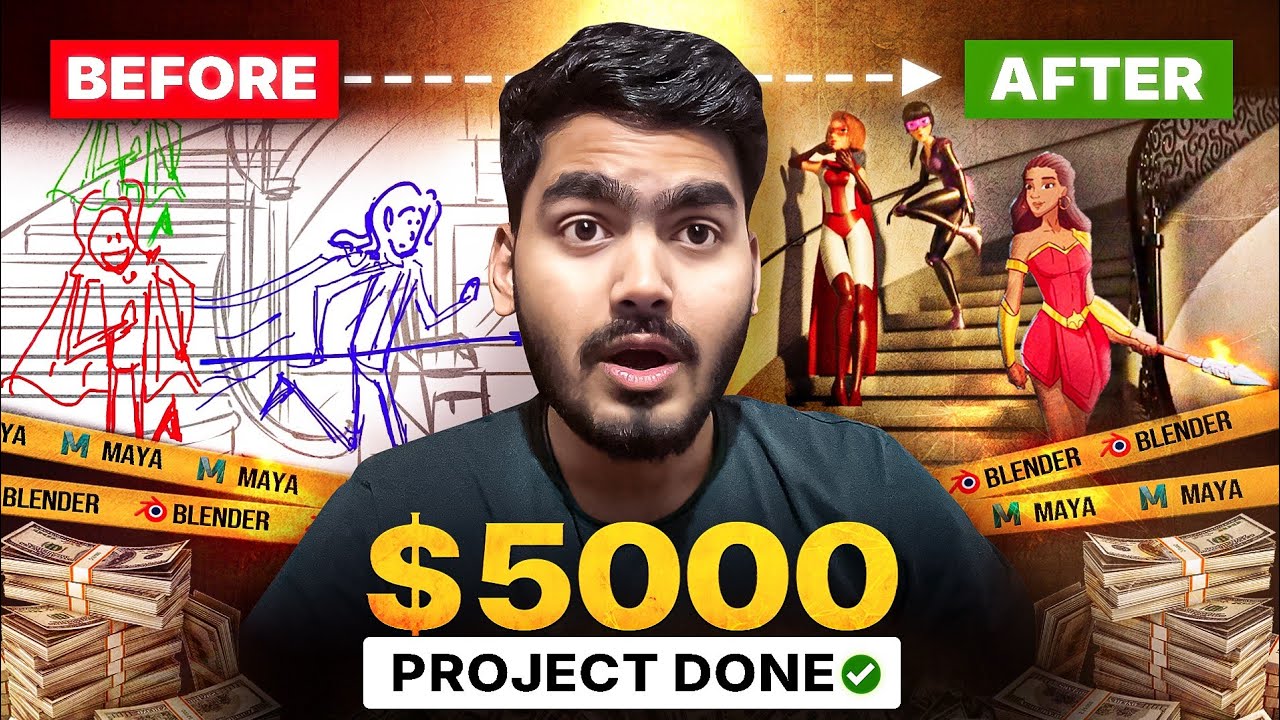 I got Paid $5000 (₹4,27,000) for 1 Minute of Animation - YouTube