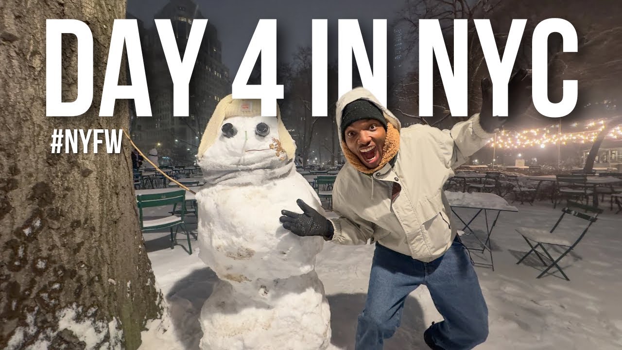 Day in the Life of a Travel Photographer In NYC | Snowstorm, Snowman ...