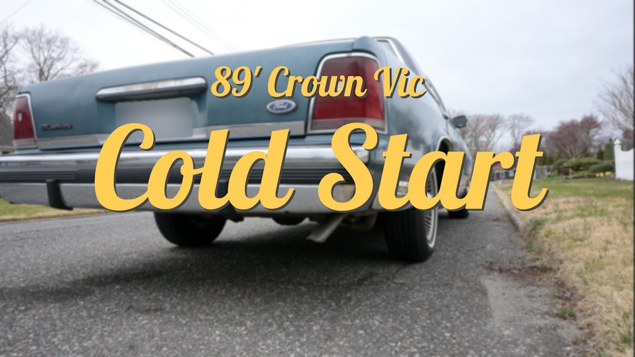 1989 Crown Victoria Cold Start - YouTube