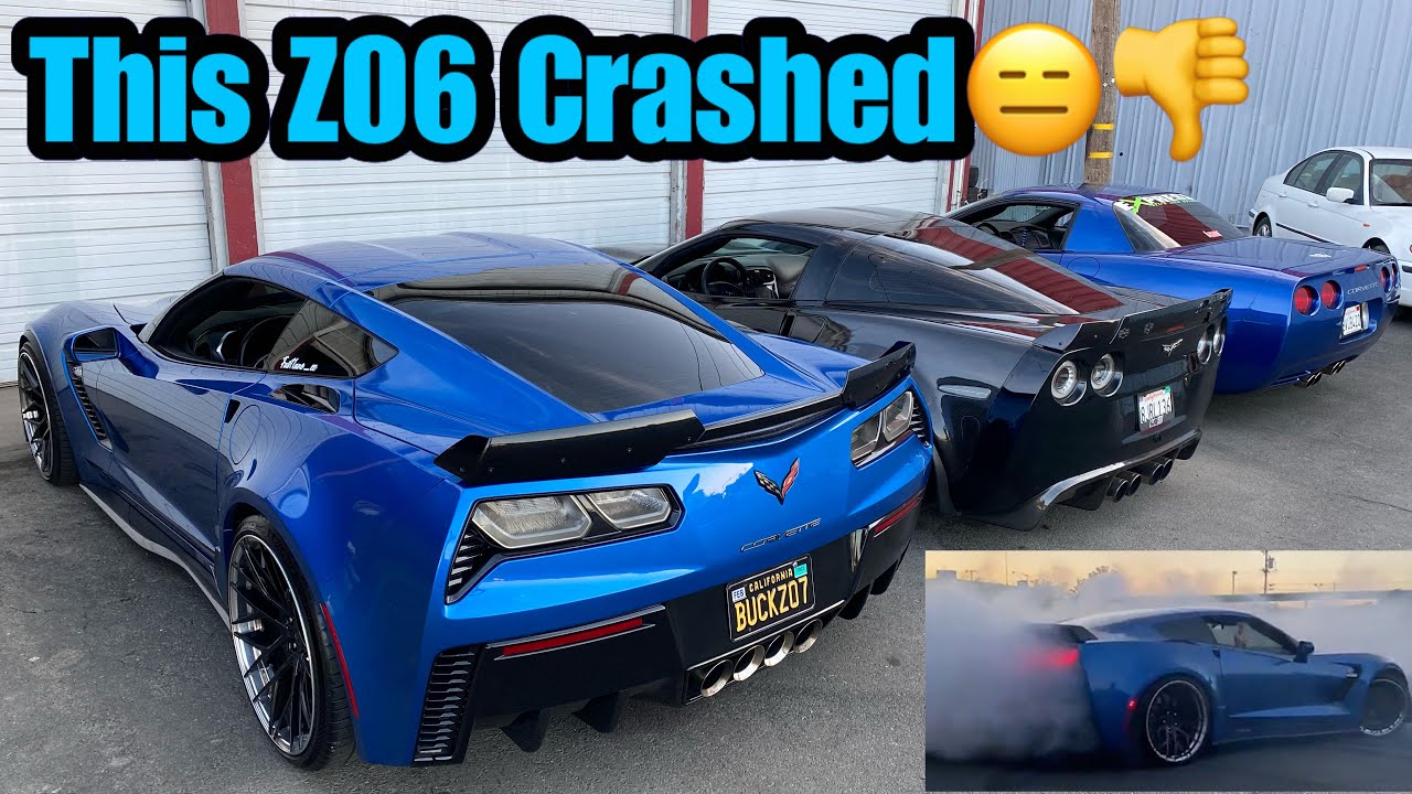This Z06 Crashed Into My customer's car🤬 “C5 Z06 vs LS3 C6” - YouTube