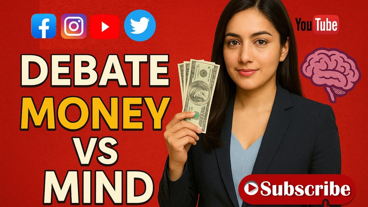 Money vs Mind Debate in English | Group discussion money vs mind ...