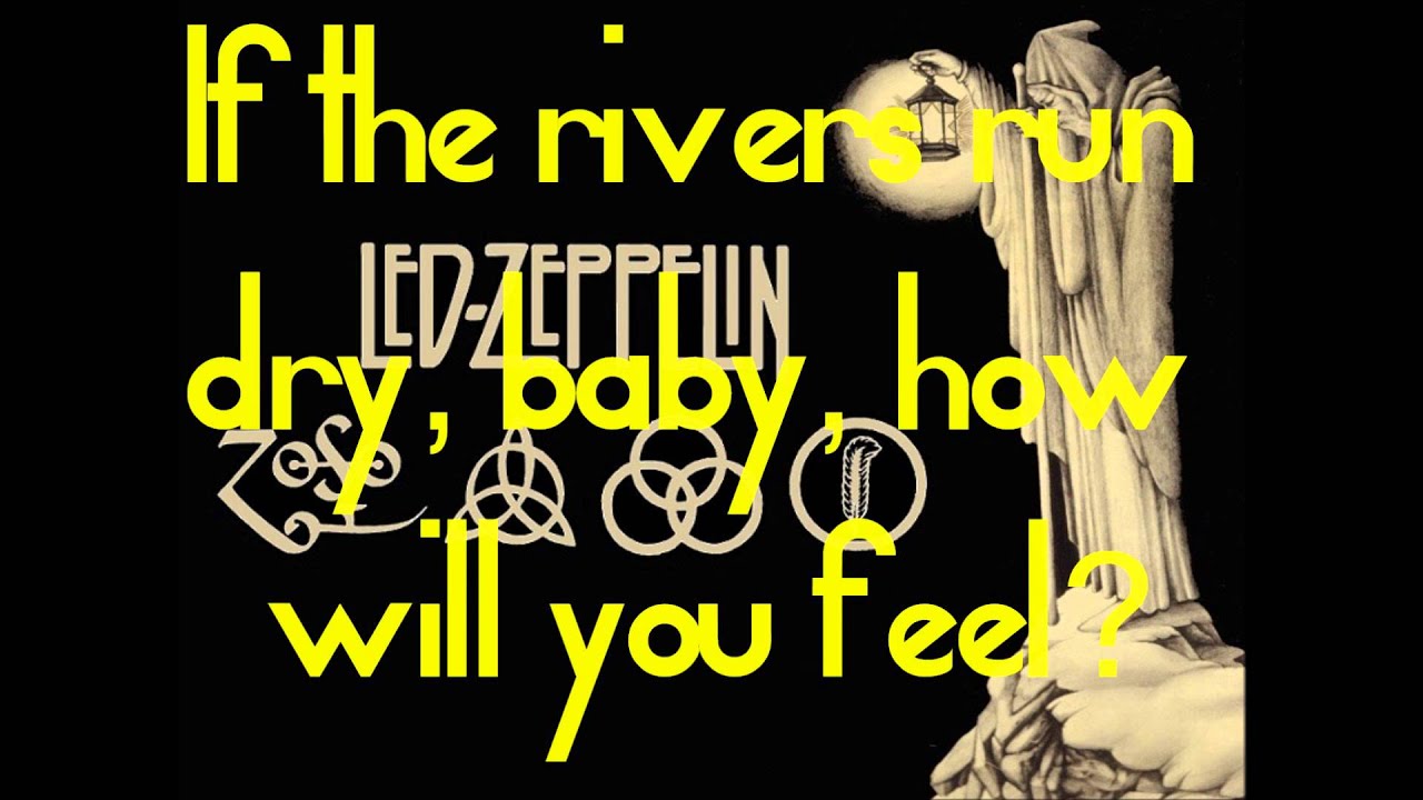 Four Sticks - Led Zeppelin (Lyrics) - YouTube