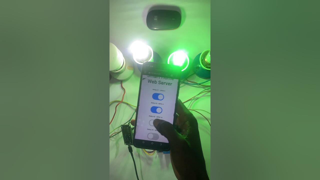 Smart Home Automation Using Esp8266 Microcontroller Arduinoproject Automation Esp32project