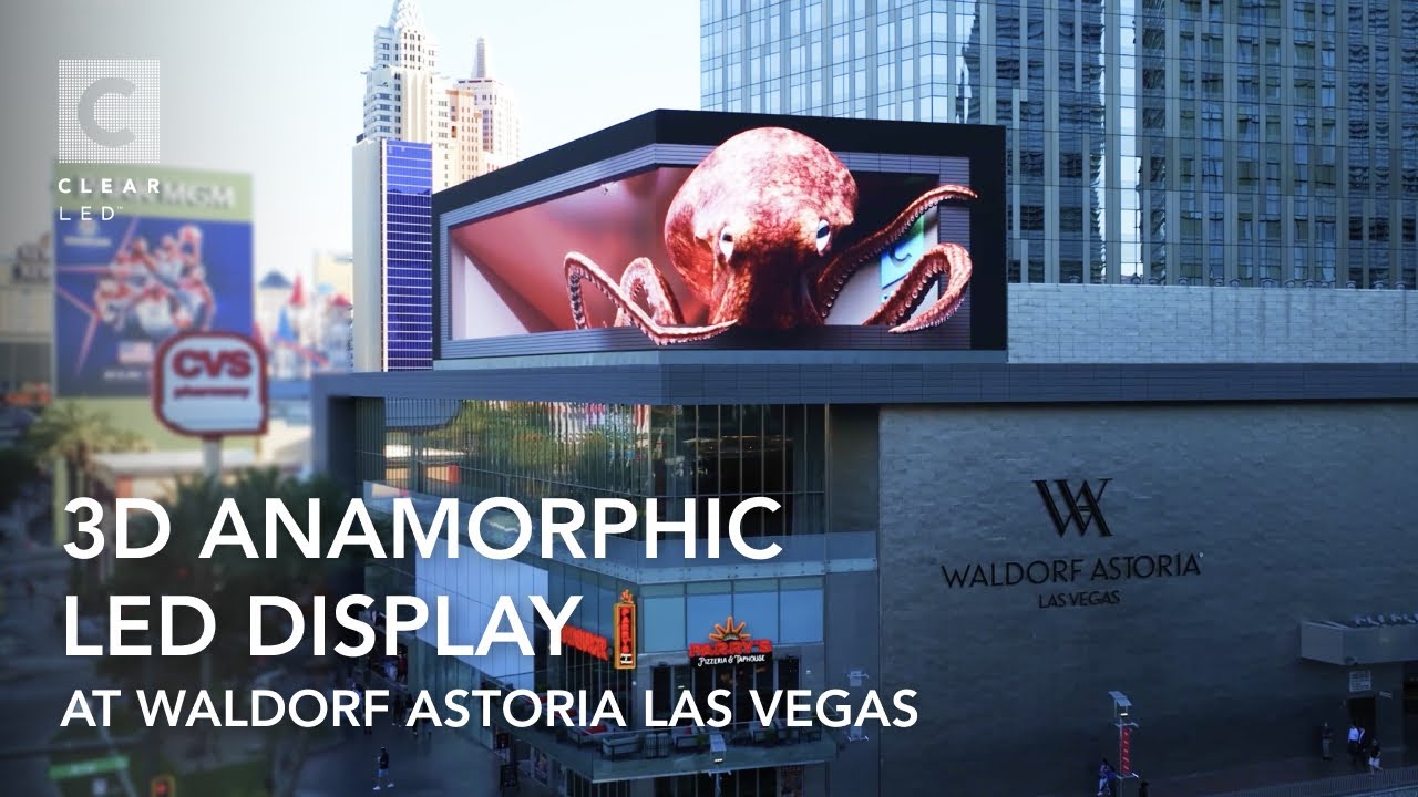 Behind the Scene | 3D Anamorphic LED Display at Waldorf Astoria Las ...