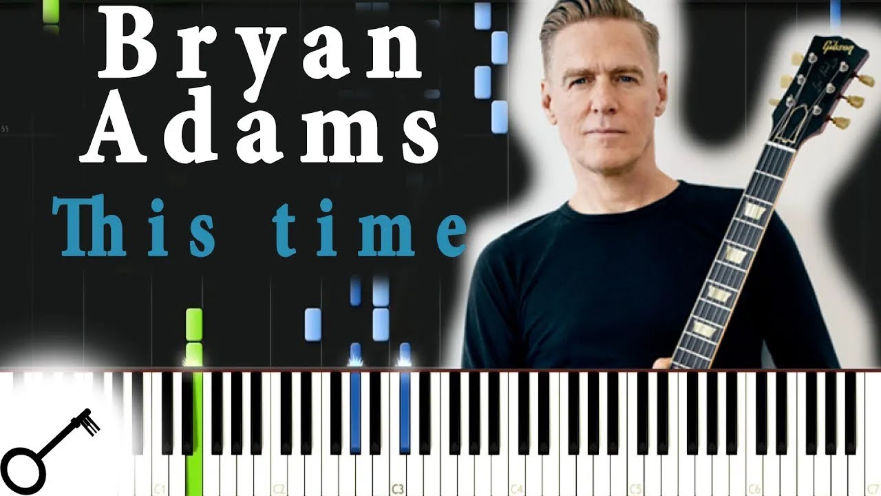 Bryan Adams - This time [Piano Tutorial] Synthesia | passkeypiano - YouTube