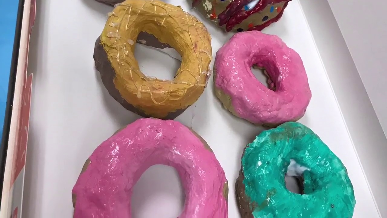 How to create plaster dessert sculptures step by step - YouTube