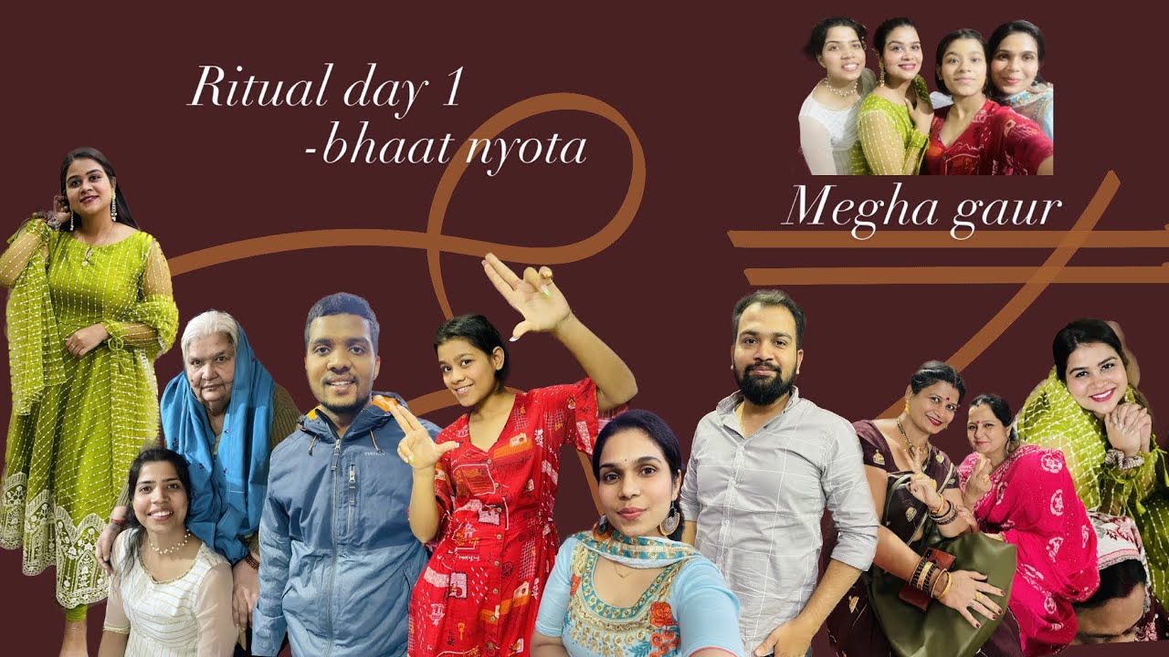 Ritual day 1 bhaat (nyota) - YouTube