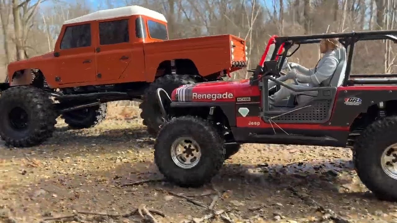 Axial SCX6 Custom Rovers and CJ7 with Knight Customs articulated driver ...
