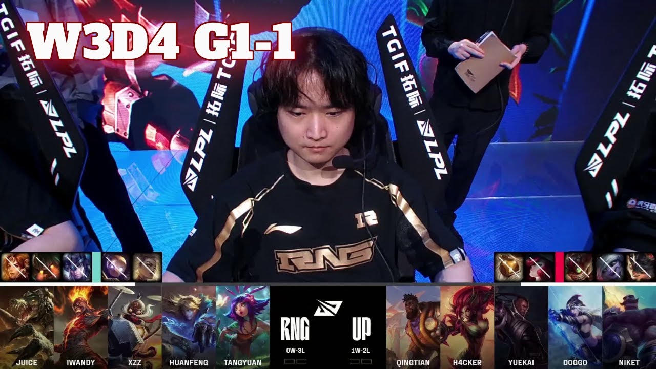 UP vs RNG - Game 1 | Week 3 Day 4 LPL Summer 2024 | Ultra Prime vs Royal Never Give Up G1 - YouTube