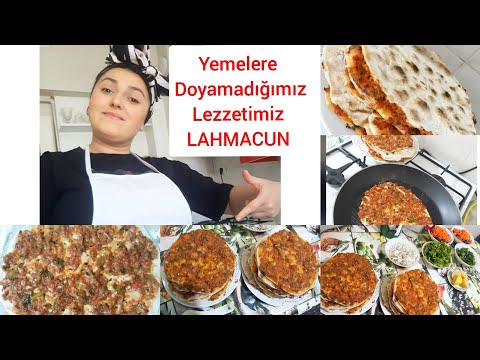 Tavada lahmacun yaptım harika oldu 👍/ EVDE LAHMACUN YAPMAK ARTIK ÇOK KOLAY SENDE YAP DURMA 👌👌