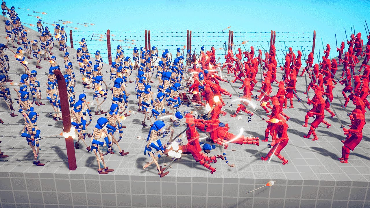 DYNASTY NINJA ARMY 🥷 vs 💀 SPOOKY ARMY / Totally Accurate Battle ...