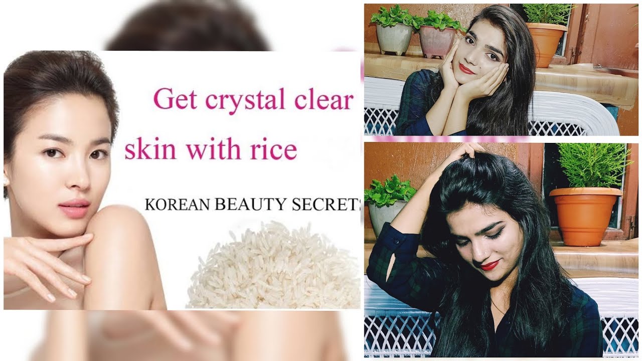 Facial at home | Skin Whitening | With Rice | Korean Beauty Secrets ...