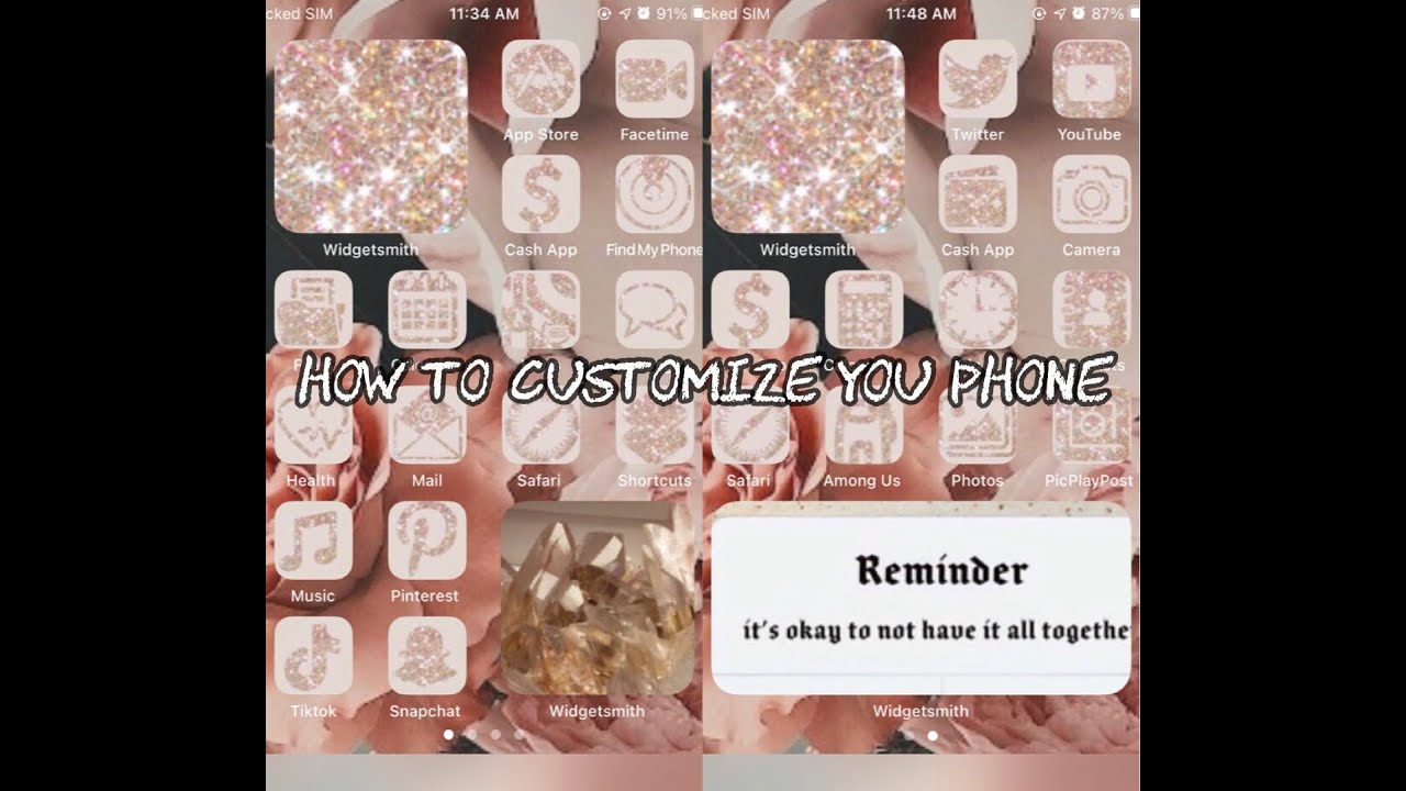 How to customize your phone 📱 - YouTube