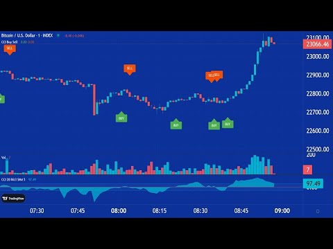 Bitcoin - Buy and Sell Signals - One Minute Chart - YouTube