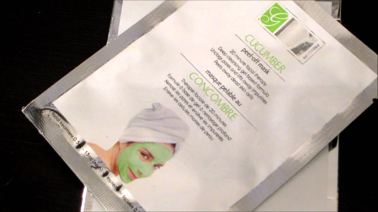 Dollarama *REVIEW* || Cucumber Peel Off Face Mask - YouTube