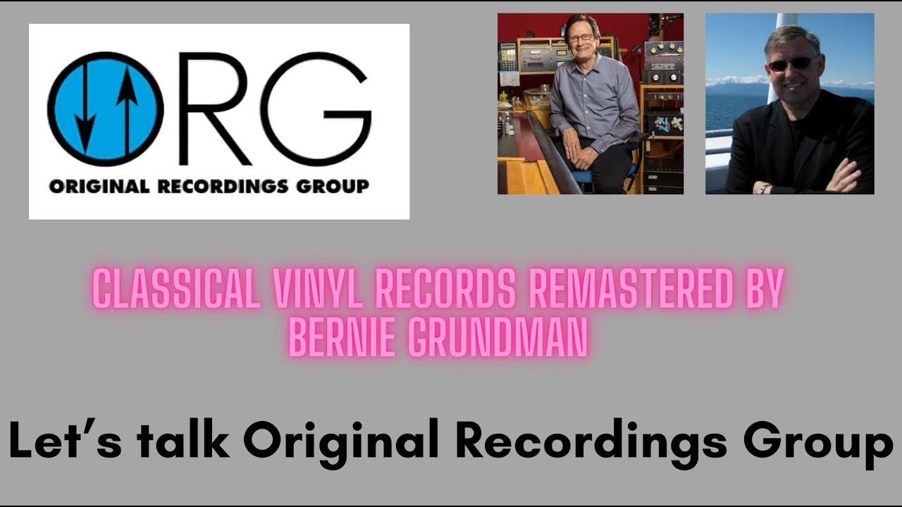 Let's talk Original Recordings Group. Superb classical vinyl remastered ...