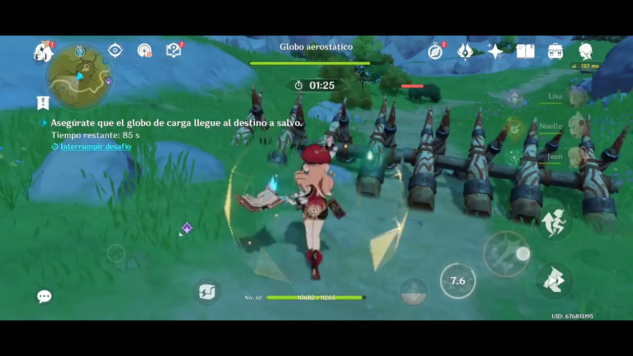 Cuidando los barriles de vino pan comido con Yanfei como DPS Genshin ...