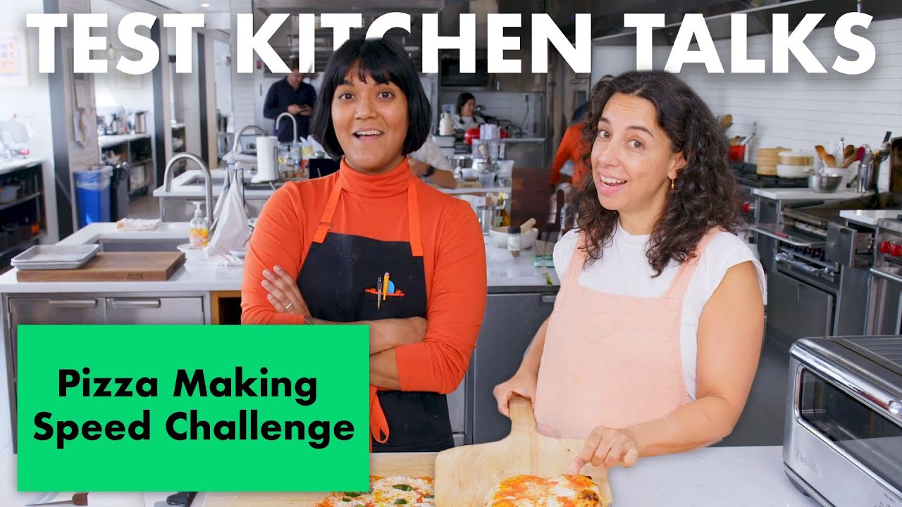 Pro Chefs Compete in a Pizza Making Speed Challenge | Test Kitchen ...