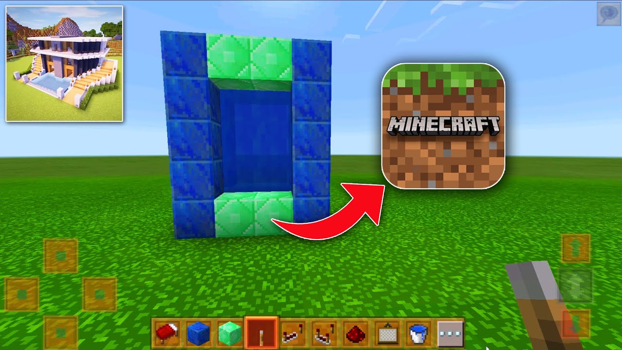 How to Make PORTAL TO MINECRAFT in Craft World - YouTube