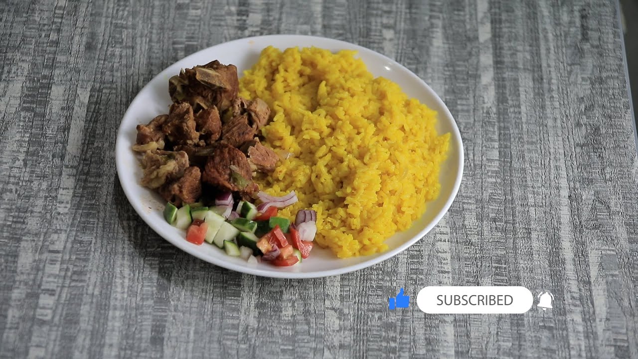 How to Make Yellow Rice / Turmeric Powder Recipe - YouTube