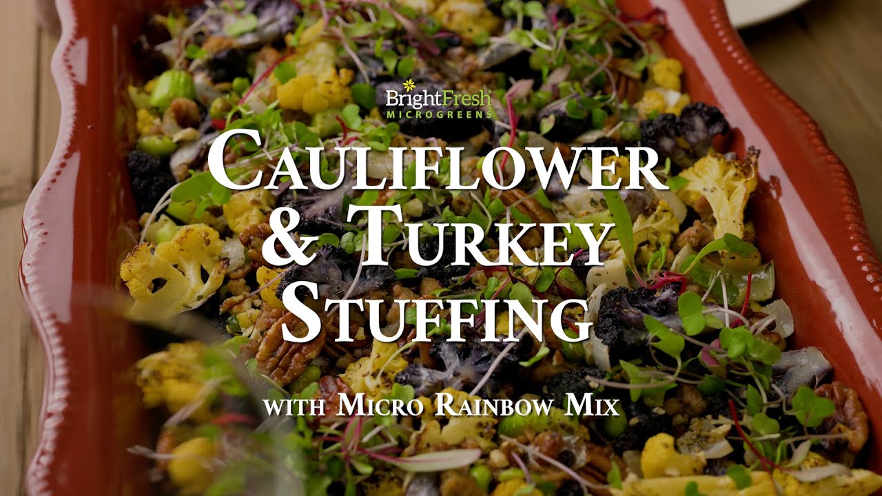 Keto-Friendly Holiday Side: Micro Rainbow Mix Roasted Cauliflower ...