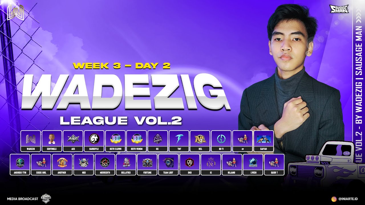 WEEK 3 - D2 | WADEZIG LEAGUE VOL 2 | SAUSAGE MAN - YouTube