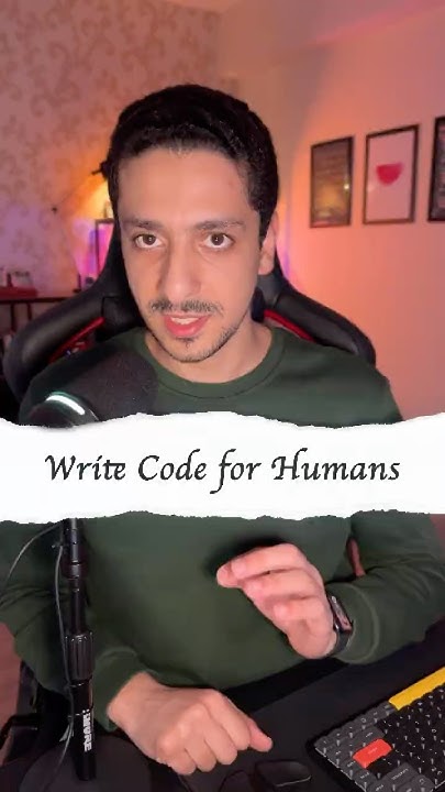 Write Code for Humans #codingtips #thepragmaticprogrammer - YouTube