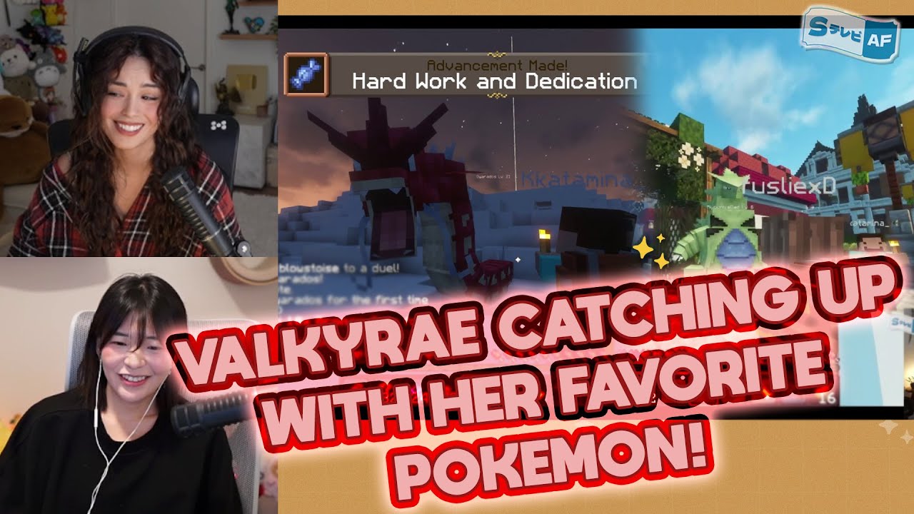 THATSINZANE! This is how Valkyrae gets HER MOST FAVORITE POKEMON and ...
