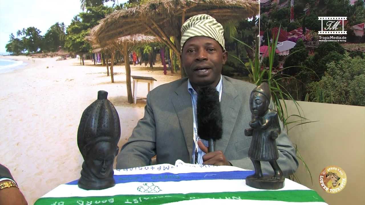 ITB Berlin 2014 - Minister Bayuku Konteh of Sierra Leone ...