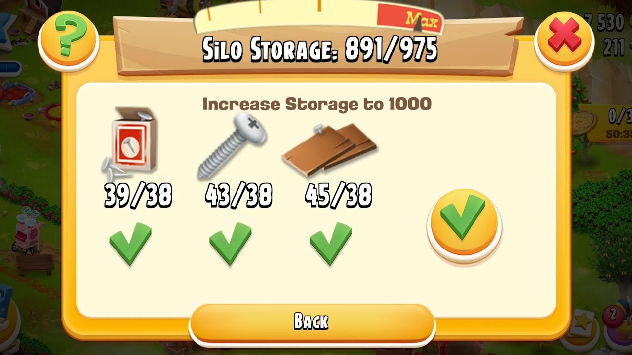 Increasing Silo storage to 1000 | Hay day gameplay | Hayday level 60 ...