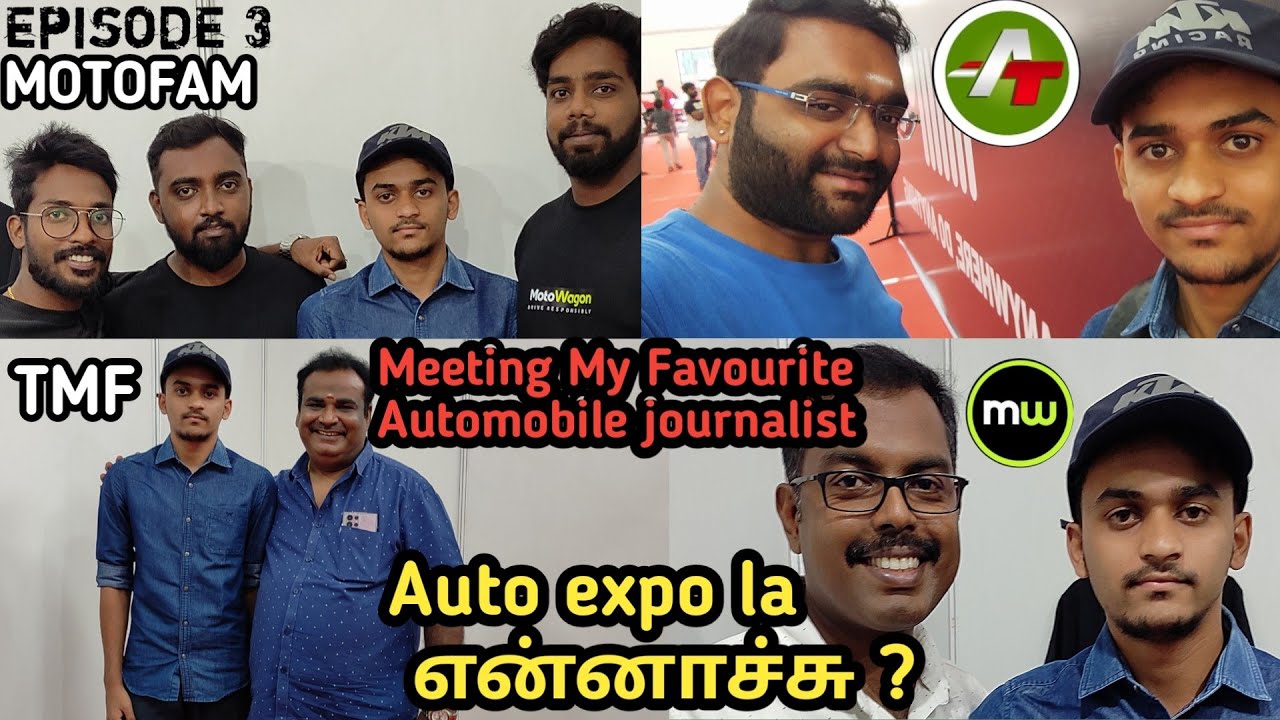 Unforgettable Moments😍Met Favorite Automobile Journalist at Auto Expo ...