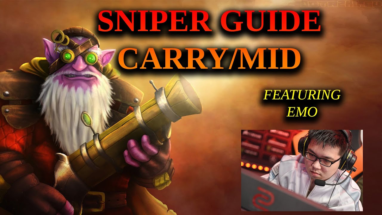 How To Play Sniper - 7.31c Basic Sniper Guide - YouTube