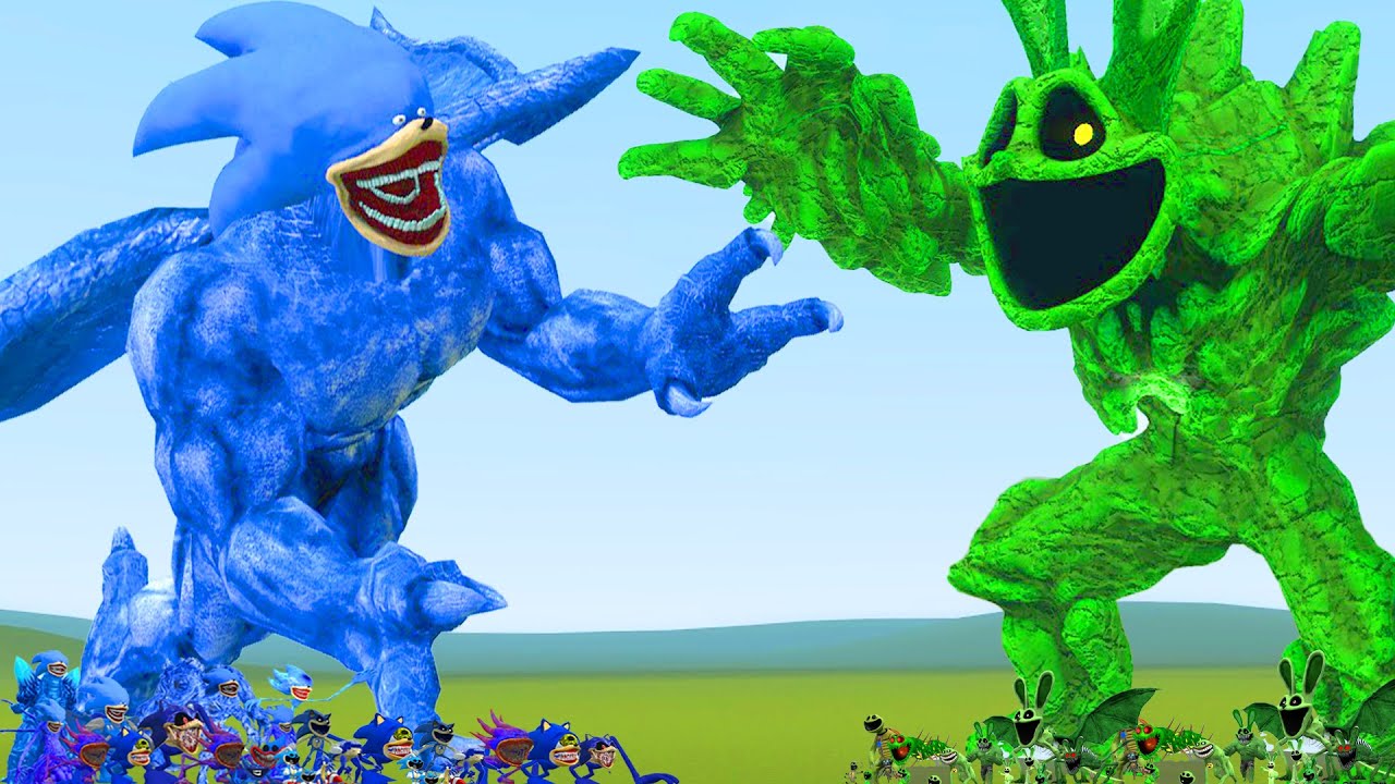 NEW ALASTOR SHIN SONIC TAPES FAMILY VS POPPY PLAYTIME TITAN RABBIT ...